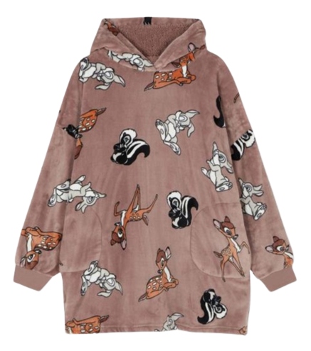 Bluza oversize snuddie z kapturem Disney BAMBI M/L - 14851994472 ...