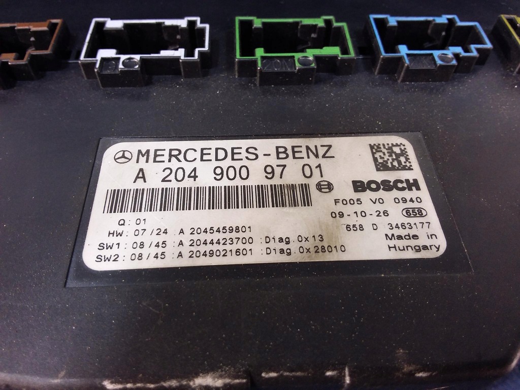 MERCEDES C W204 MODUŁ STEROWNIK SAM A2049009701 - 10689629909 ...
