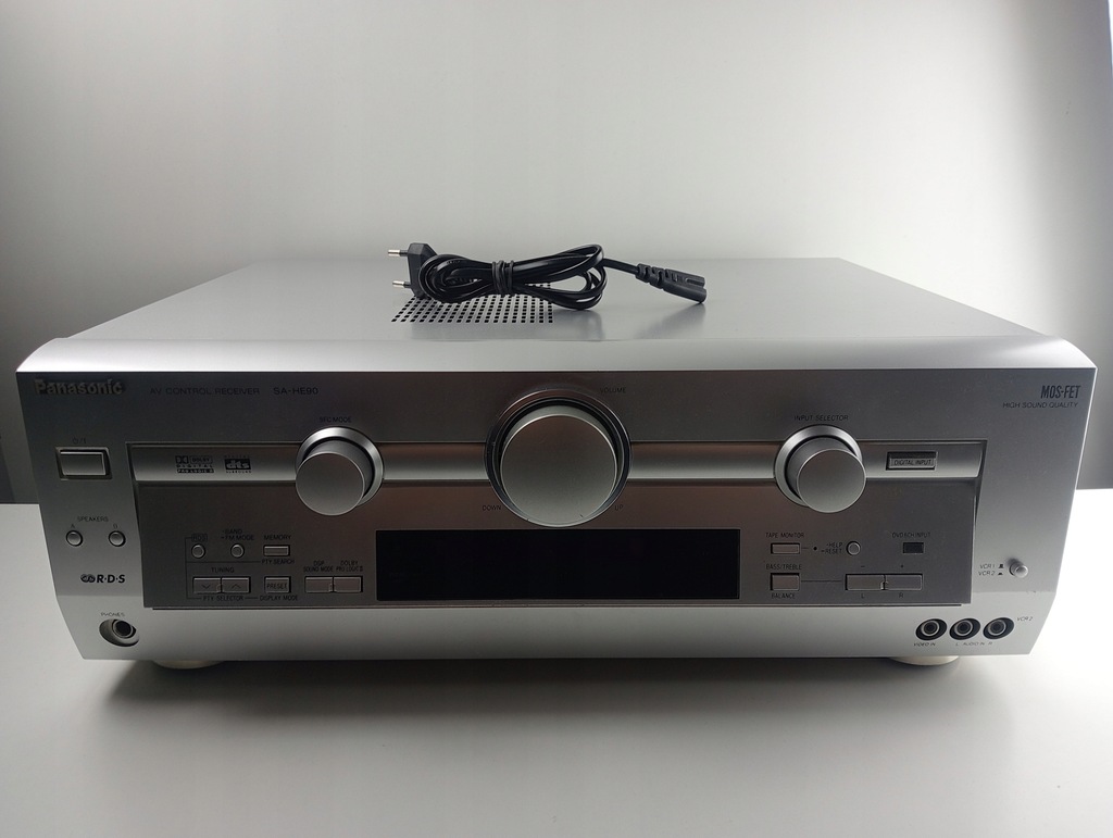 Amplituner Panasonic SA-HE90 5.1 srebrny - 15100016928 - oficjalne archiwum Allegro