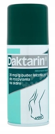 Daktarin puder leczniczy w aerozolu 0,02g/1g 100g - 13343583787 - oficjalne archiwum Allegro