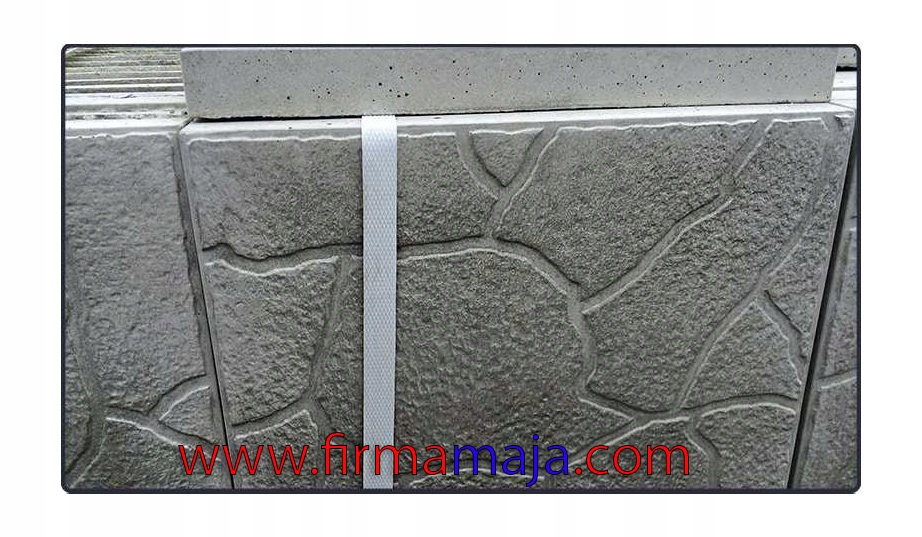 Płytka betonowa skałka - ryfla 30x30x3 cm Piaskowa - 11778349506 ...