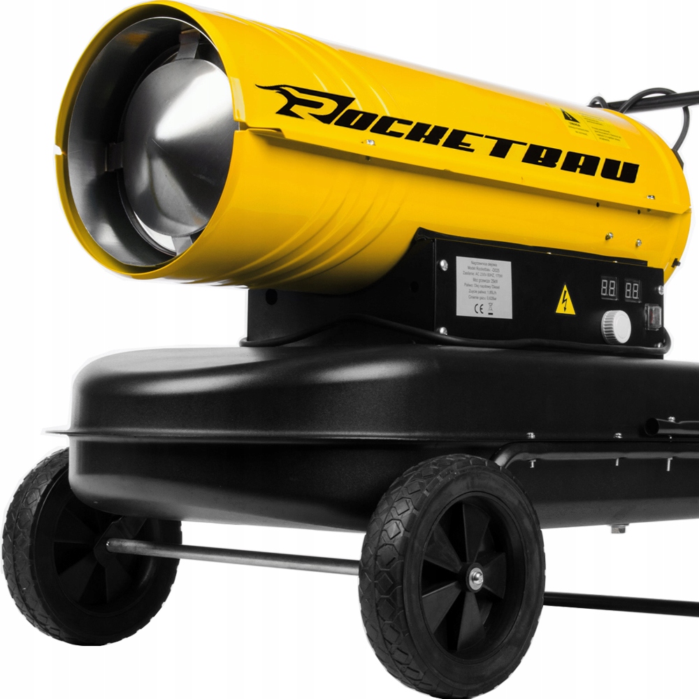 Nagrzewnica olejowa 25KW dmuchawa SPALINOWA LCD RB - 7097851350 - oficjalne archiwum Allegro