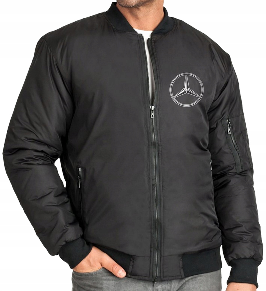 MĘSKA KURTKA BOMBERKA ZE STÓJKĄ MERCEDES AMG XXL - 14207582801 ...