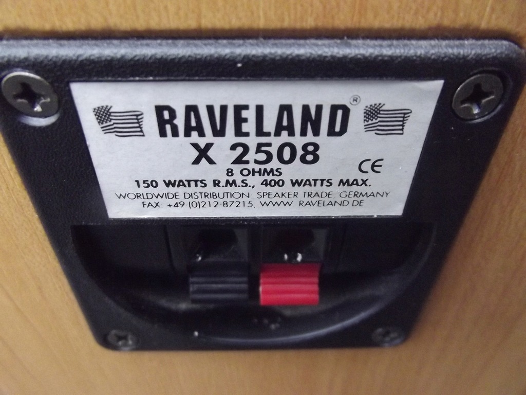 Kolumny głośniki Raveland X 2508 150 / 400 watt - 13508847378 ...