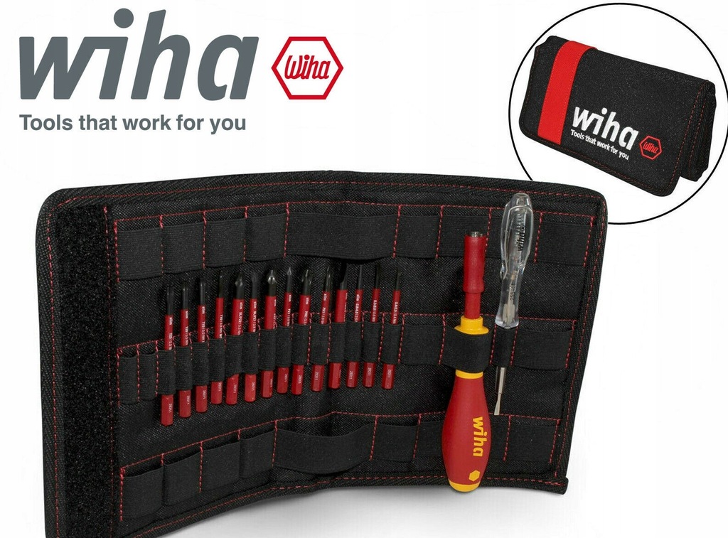 Zestaw wkrętaków VDE Slim Vario Wiha 16 elementów - 12170303479 - oficjalne archiwum Allegro