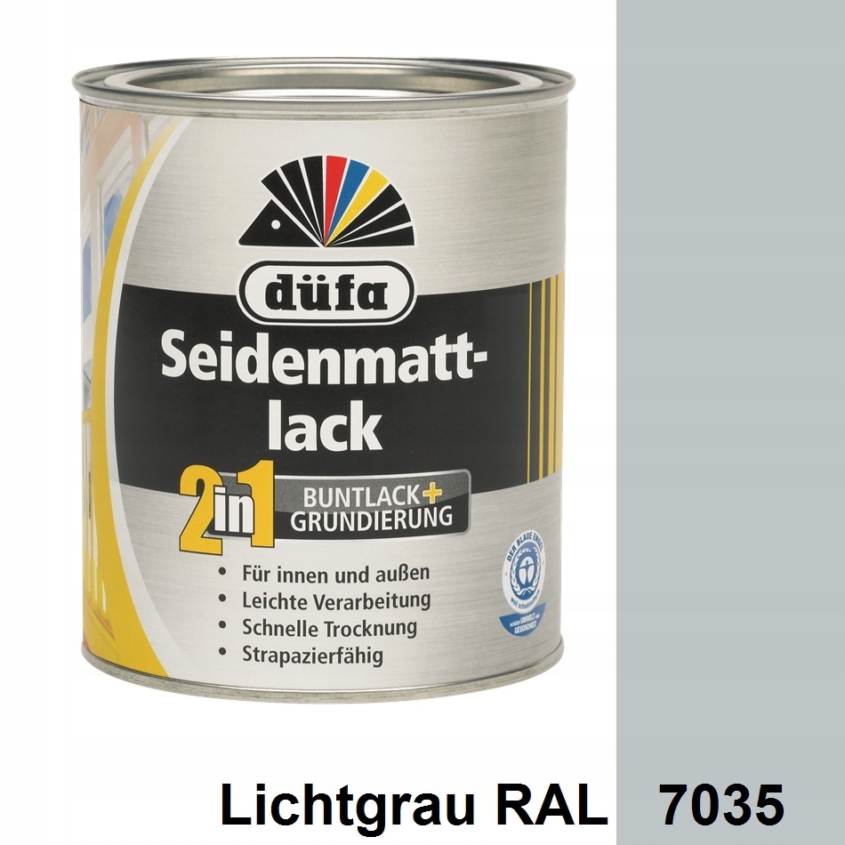 Emalia Drewno Metal PCV 0,75l RAL 7035 JASNOSZARY - 9353134651 ...