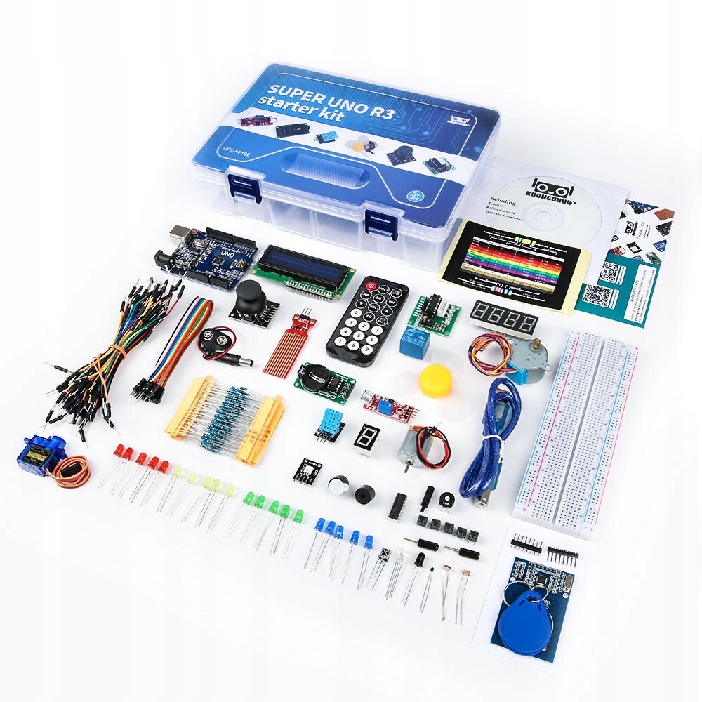 ZESTAW STARTOWY XXL STARTER KIT ARDUINO UNO R3 - 11157508378 ... ZESTAW STARTOWY XXL STARTER KIT ARDUINO UNO R3 - 11157508378 ...
