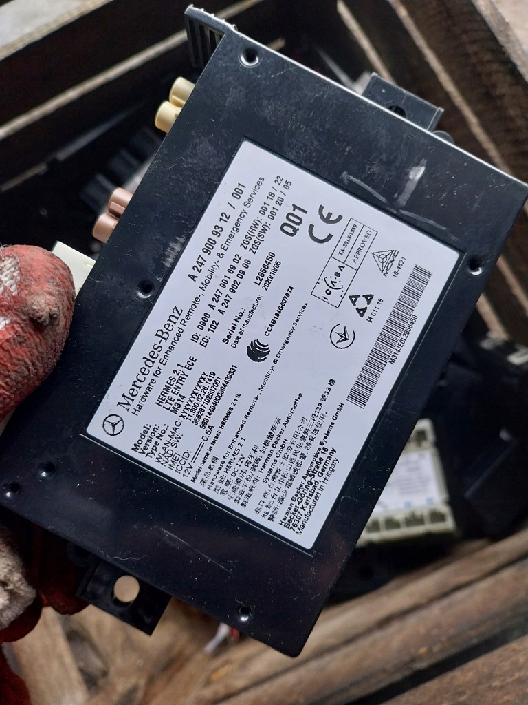 MERCEDES W907 W910 SPRINTER 20R MODUL TELEMATIC STEROWNIK HERMES - 17056018107 - oficjalne ...