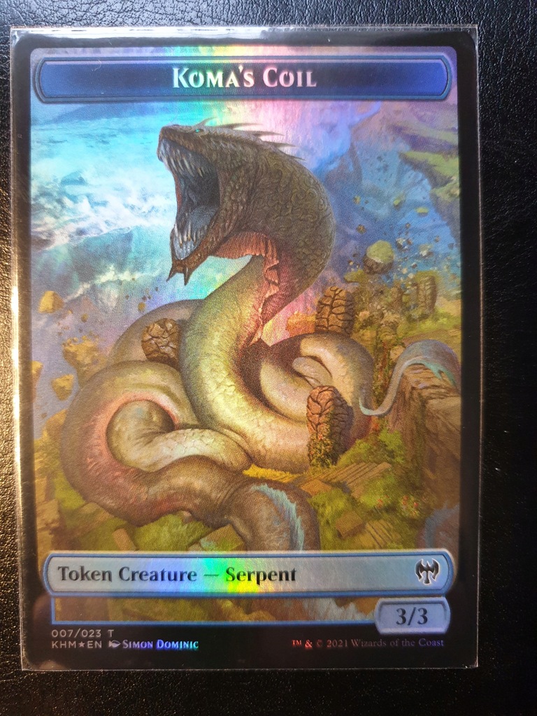 MTG Token Koma's Coil/Elf Warrior FOIL - 10515572308 - oficjalne ...