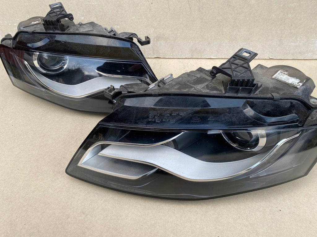 Lampy BI XENON Skrętny Audi A4 B8 Oryginał AL 27S - 13203387294 ...