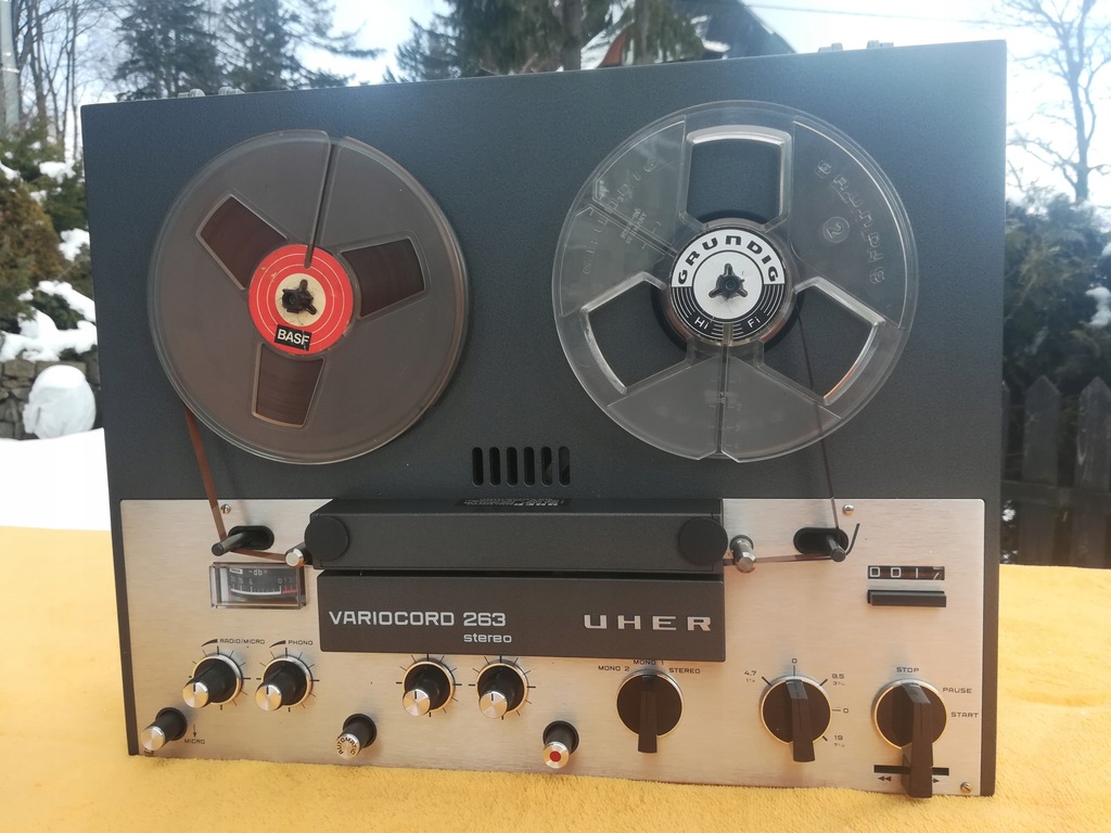 UHER VARIOCORD 263 Magnetofon szpulowy 1970 PRL - 11898994437 - oficjalne archiwum Allegro