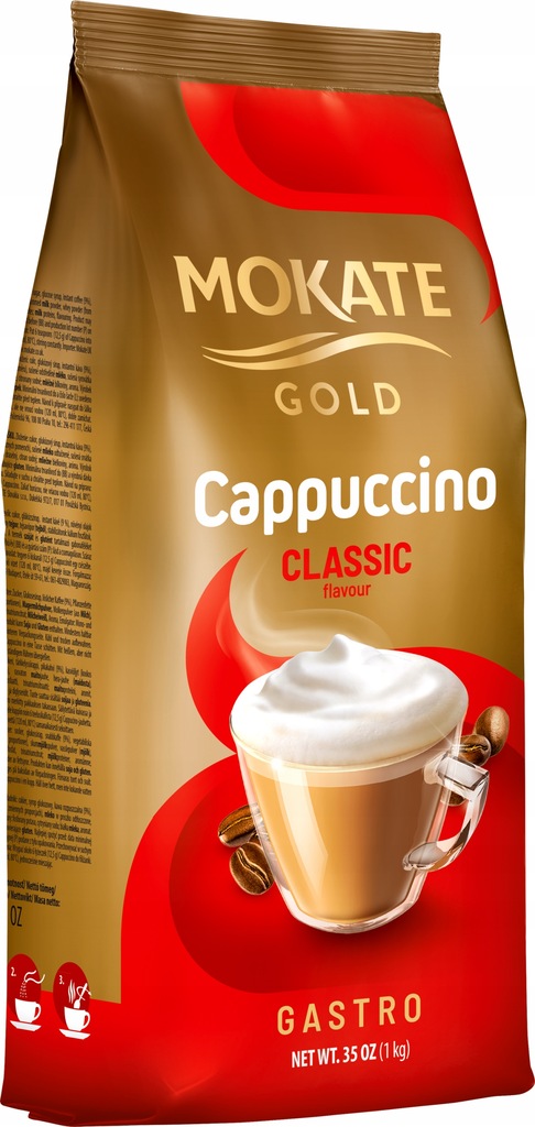 MOKATE Gold Cappuccino classic 1kg - 13902259070 - oficjalne archiwum Allegro