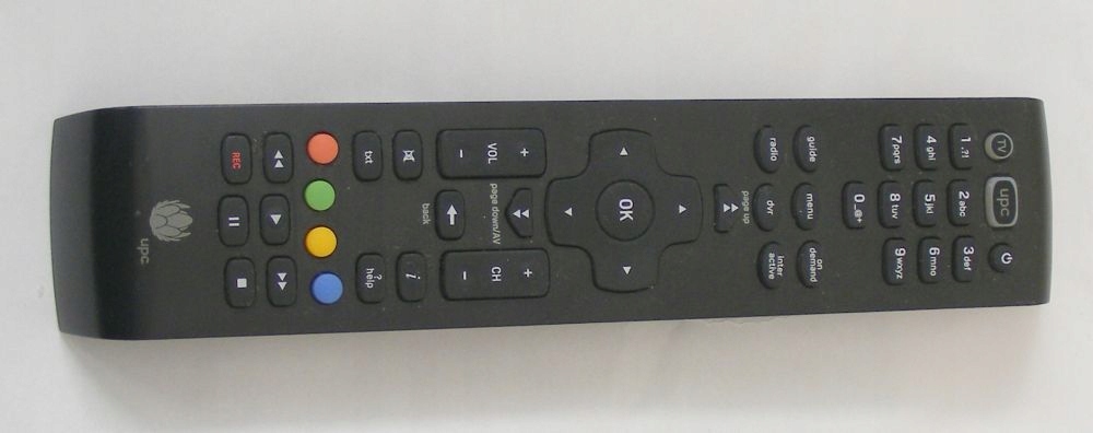 Pilot do dekodera UPC Mediabox - 12051250782 - oficjalne archiwum Allegro