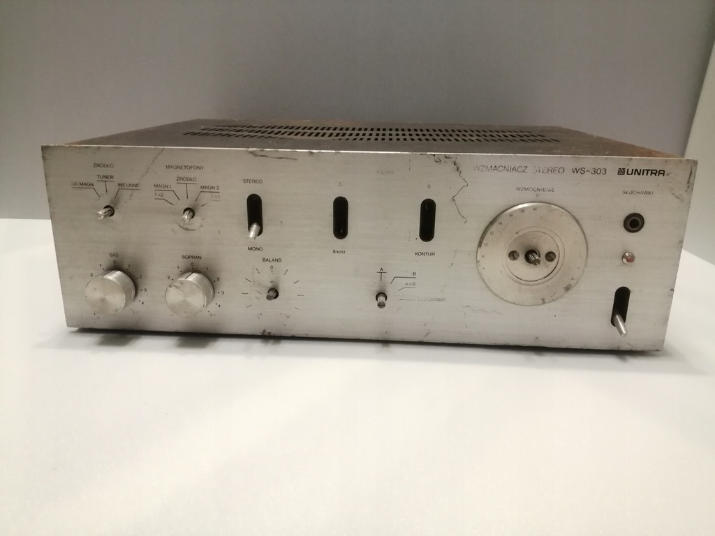 Wzmacniacz Unitra Ws-303 - 11844342828 - oficjalne archiwum Allegro