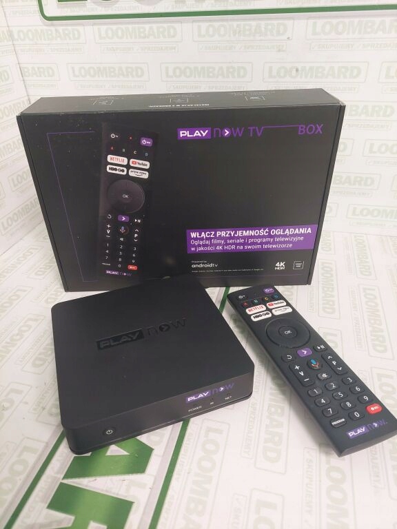 PLAY NOW TV BOX KOMPLET - 11877776821 - oficjalne archiwum Allegro