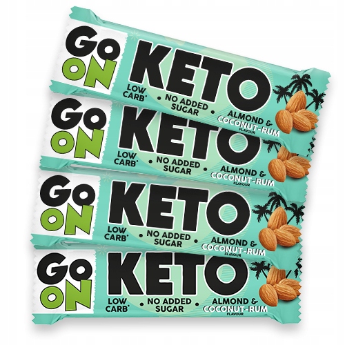 Sante Go On Keto Baton Migdał-Kokos-Rum 4sztx50g - 15275203953 ...