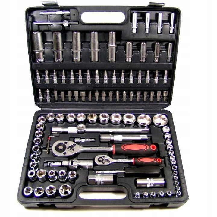 ZESTAW KLUCZY NASADOWYCH KLUCZE NASADOWE 108 EL. - 17169624095 - oficjalne archiwum Allegro