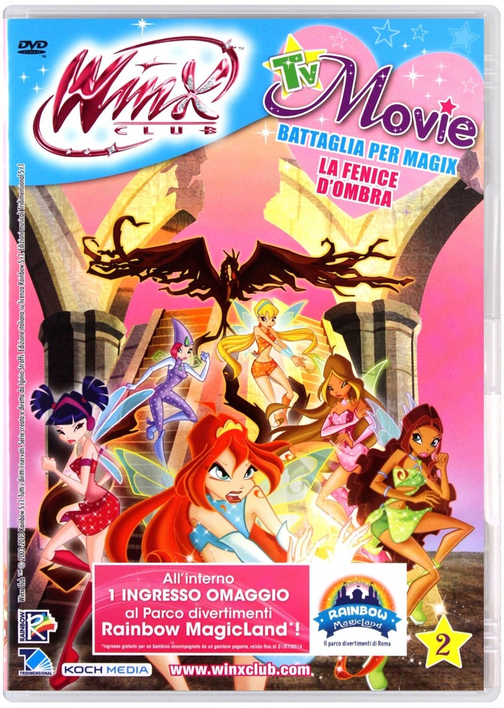 WINX CLUB: MOVIE 2 (KLUB WINX) [DVD] - 13598162336 - oficjalne archiwum Allegro