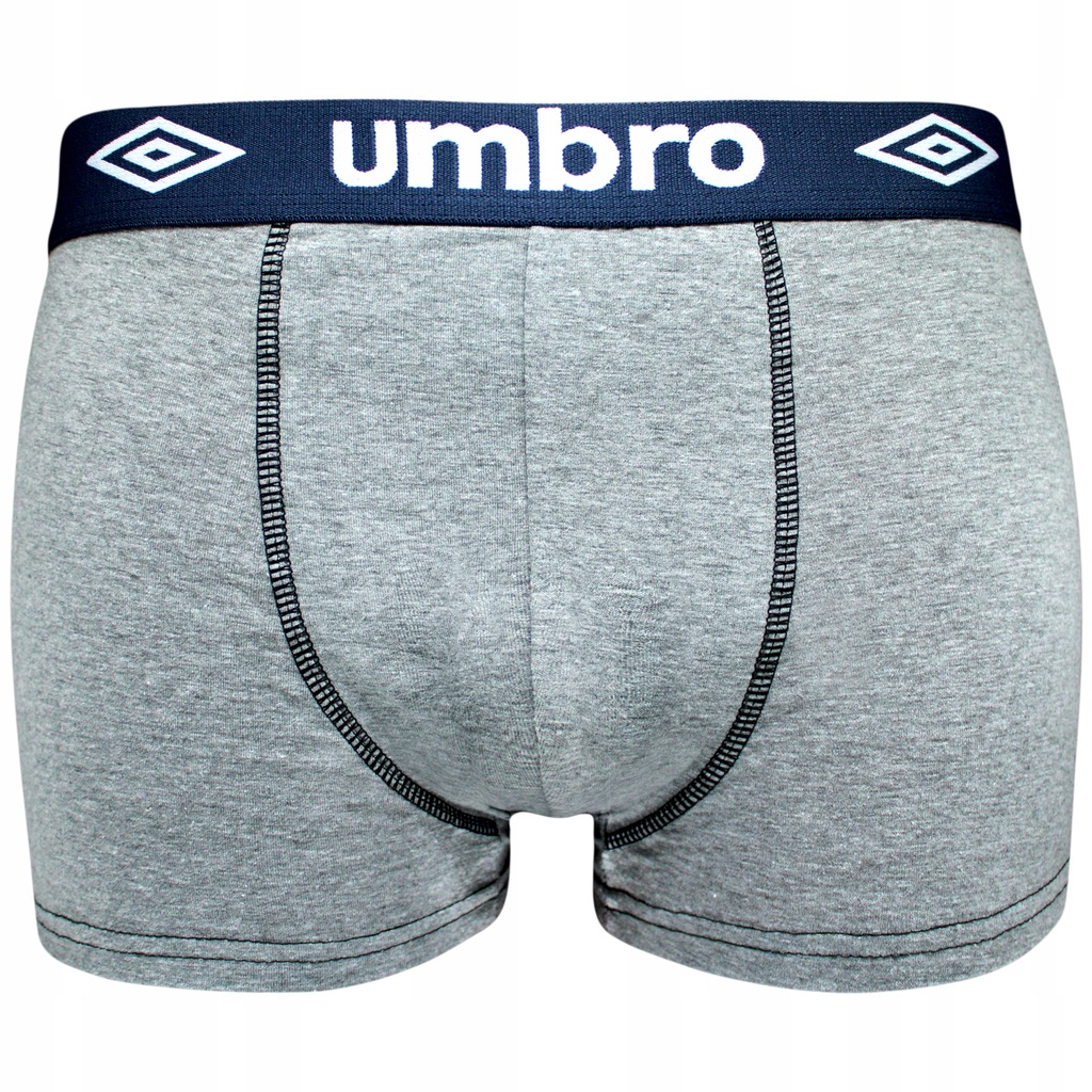 Bokserki męskie UMBRO 004 bawełniane szare XXL - 12766804687 - oficjalne archiwum Allegro
