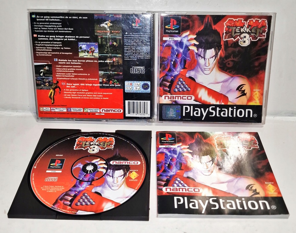Gra Tekken 3 PSX 3XA PŁYTA BDB - 15519549938 - oficjalne archiwum Allegro Gra Tekken 3 PSX 3XA PŁYTA BDB - 15519549938 - oficjalne archiwum Allegro