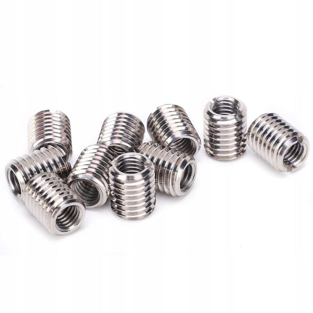 10 SZT TULEJKI DO NAPRAWY GWINTU M8-M12 REDUKCJA - 14723721205 - oficjalne archiwum Allegro