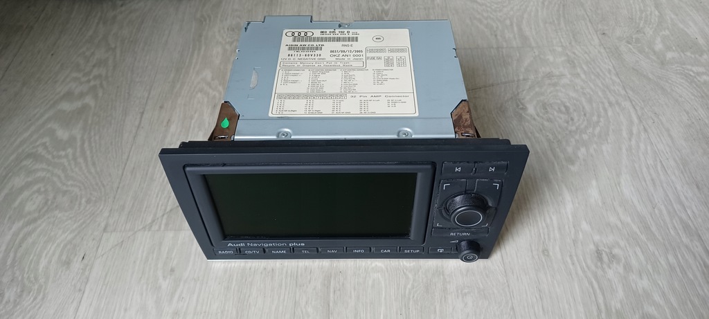 AUDI A4 B7 RADIO NAWIGACJA RNS-E 8E0035192D - 12618633240 - oficjalne archiwum Allegro