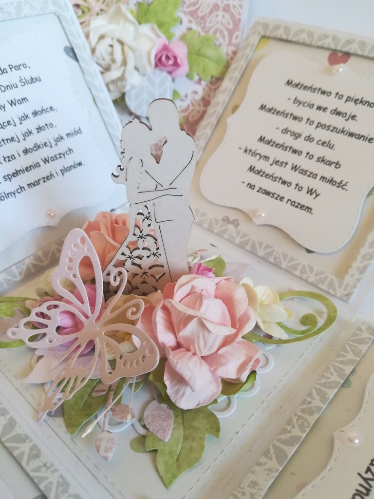 Exploding Box, prezent na ślub, kartka na ślub - 12423204069 ...
