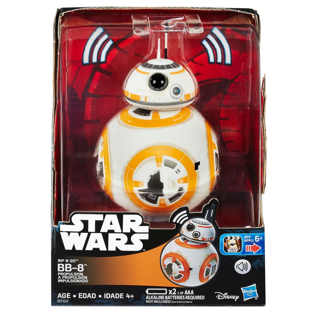 HASBRO STAR WARS ROBOT BB-8 RIP N GO BB8 VADER JED - 7148280260 ...