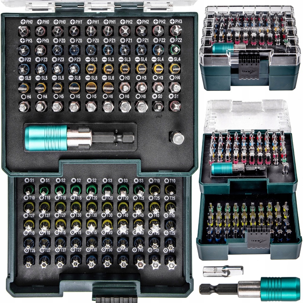 ROCKFORCE KOŃCÓWKI ŚRUBOKRĘTOWE 102el. - 15485559940 - oficjalne archiwum Allegro