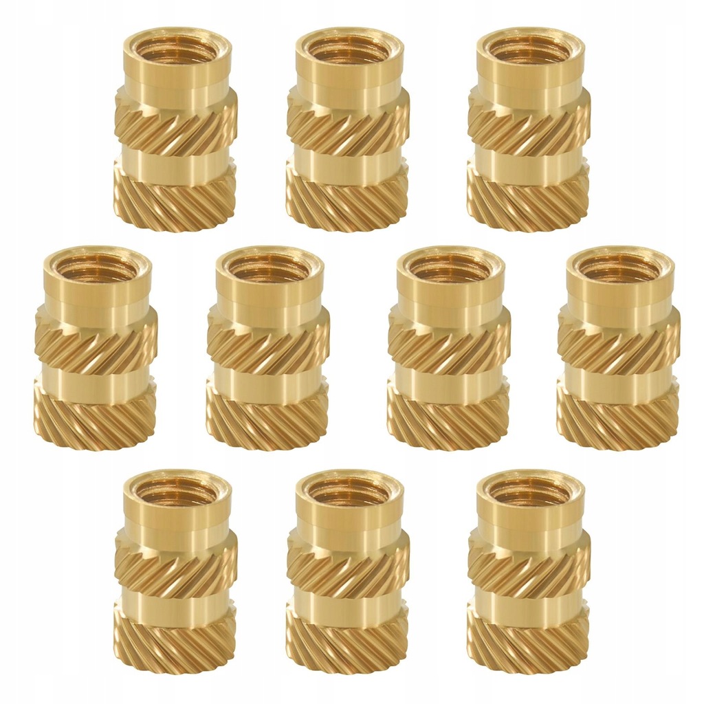 10Pcs Female Thread Knurled Nuts set ,Threaded M5 - 14369361263 ...