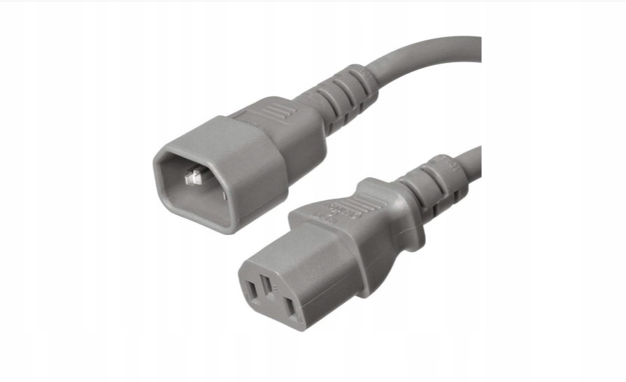 Kabel zasilający UPS C13-C14 1,2m SZARY - 13726448274 - oficjalne ...