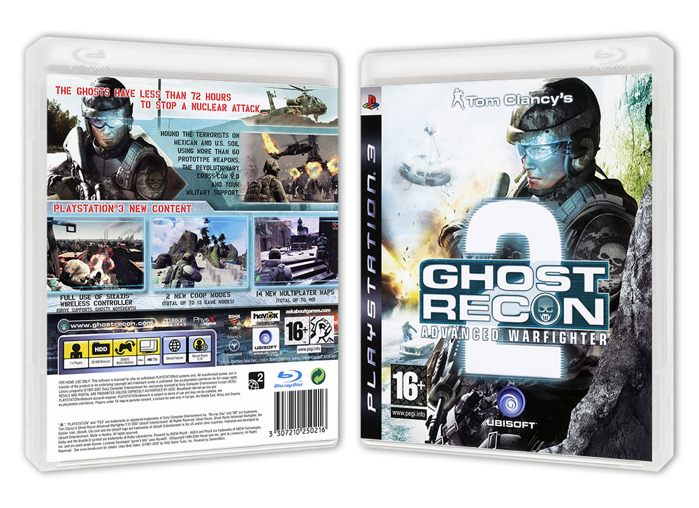 TOM CLANCY'S GHOST RECON ADVANCED WARFIGHTER 2 PS3 - 7190370339 ...