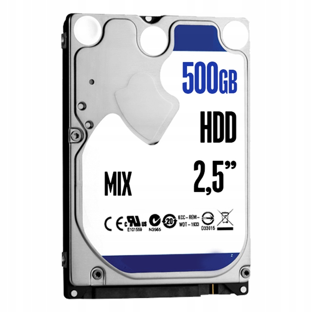Dysk Twardy HDD 2,5 SATA 500GB MIX do laptopa i PC - 13843541526 - oficjalne archiwum Allegro