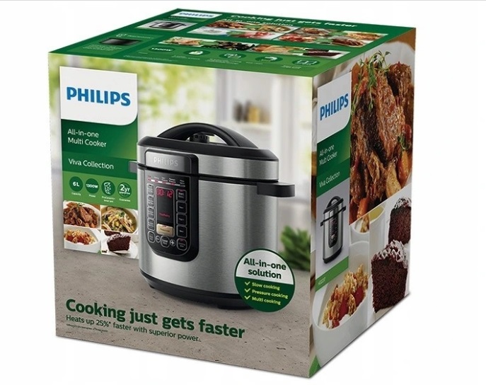Philips HD2137/78 SZYBKOWAR MULTICOOKER 6L - 9951529323 - oficjalne ...