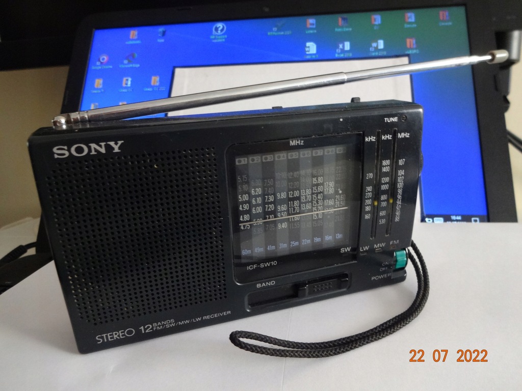 Radiodbiornik radiowy SONY ICF-SW10 - 12417406299 - oficjalne archiwum ...