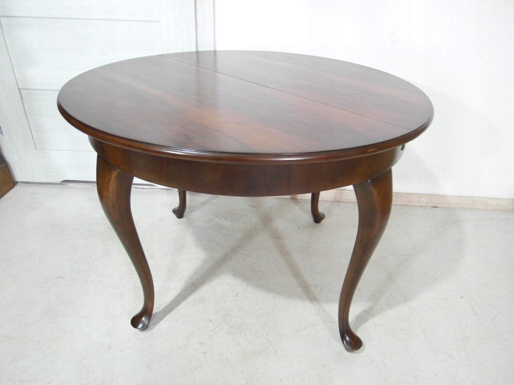 okrągły rozkładany stół - ludwikowski - 13947995244 - oficjalne archiwum Allegro