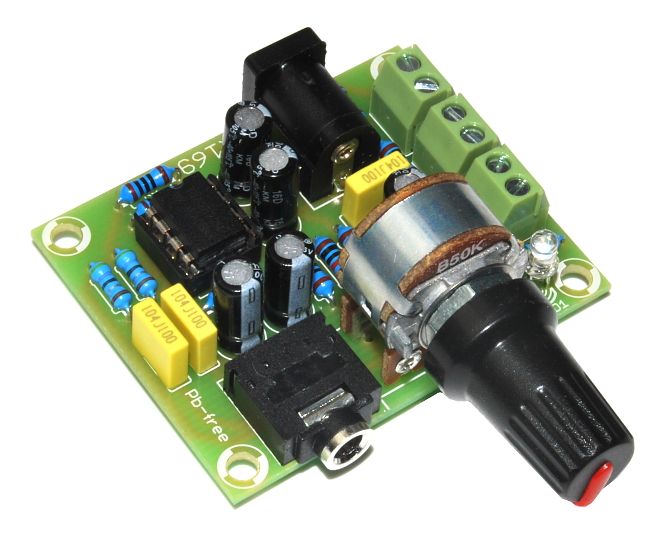 AR169 Wzmacniacz słuchawkowy z układem TDA2822 kit - 6991134719 ...