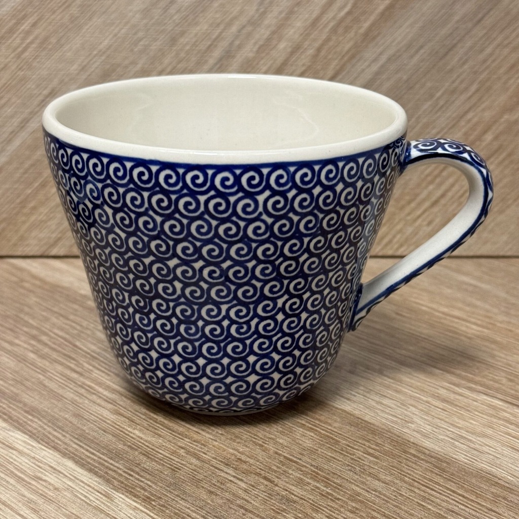 Filiżanka duża kubek 600 ml dek. 63 Ceramika Bolesławiec - 15109394705 - oficjalne archiwum Allegro