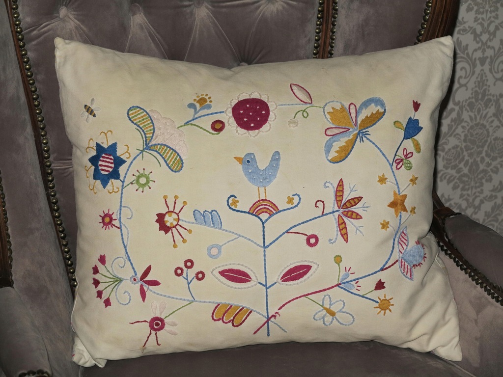 IKEA ALFHILD FAGEL-PODUCHA UNIKAT HAFT WYPEŁN.NR2 - 13671059541 ...