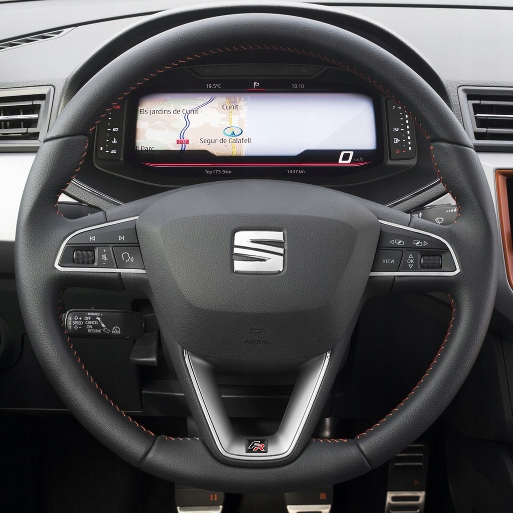 SEAT FR NAKLEJKA EMBLEMAT NA KIEROWNICĘ LEON IBIZA - 9399844025 ...