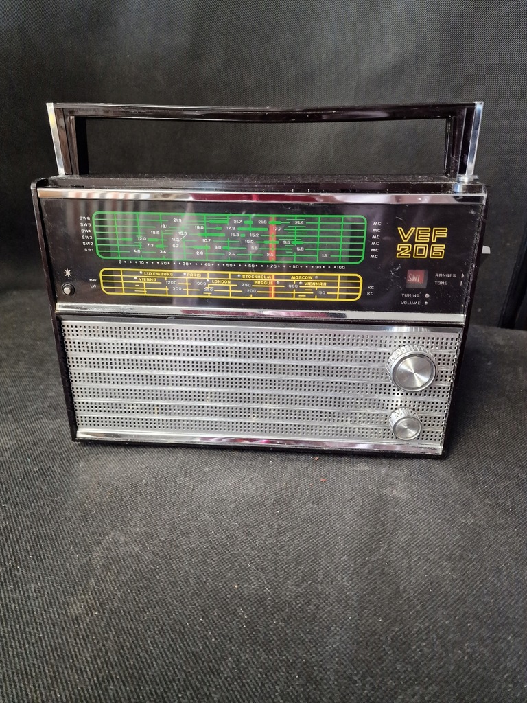 Stare radio VEF 206 - 14777699851 - oficjalne archiwum Allegro