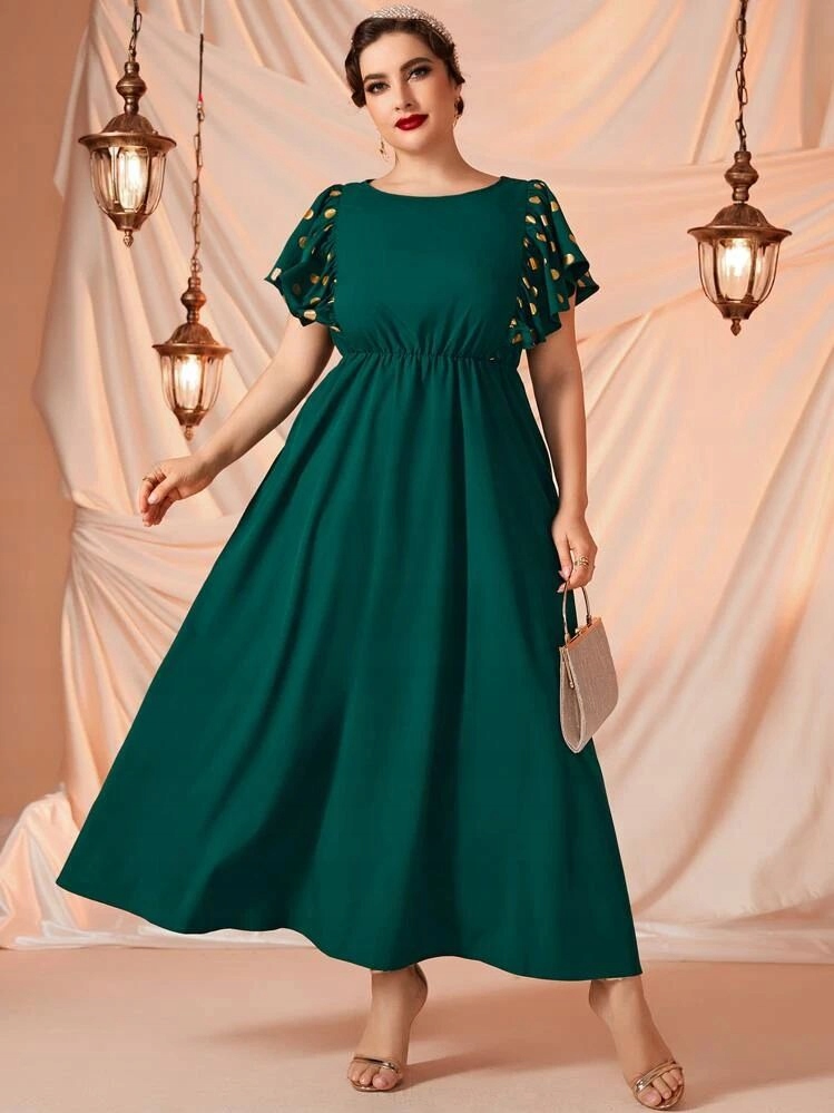 SHEIN TRAPEZOWA SUKIENKA BUTELKOWA ZIELEŃ (0XL) - 14363029901 ...