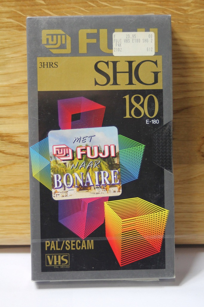 Kaseta VHS FUJI SHG E-180 N /Nowa/ - 12692677267 - oficjalne archiwum Allegro
