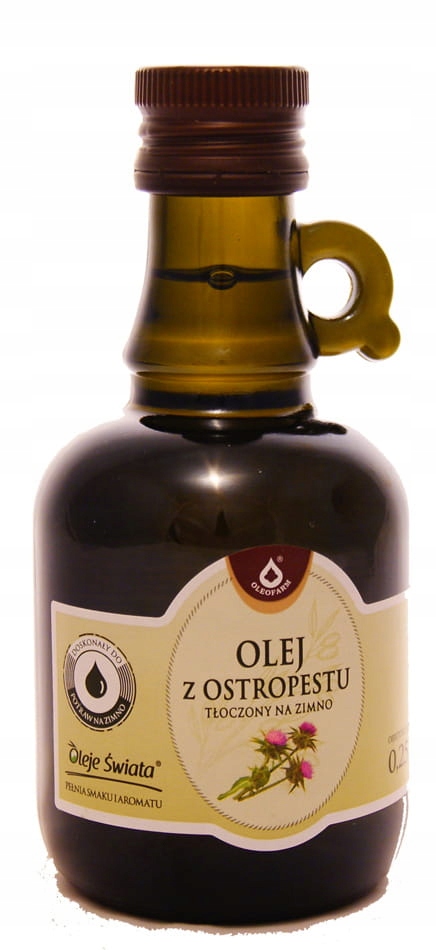 Olej z ostropestu tłoczony na zimno Oleofarm 250ml - 7007780355 - oficjalne archiwum Allegro