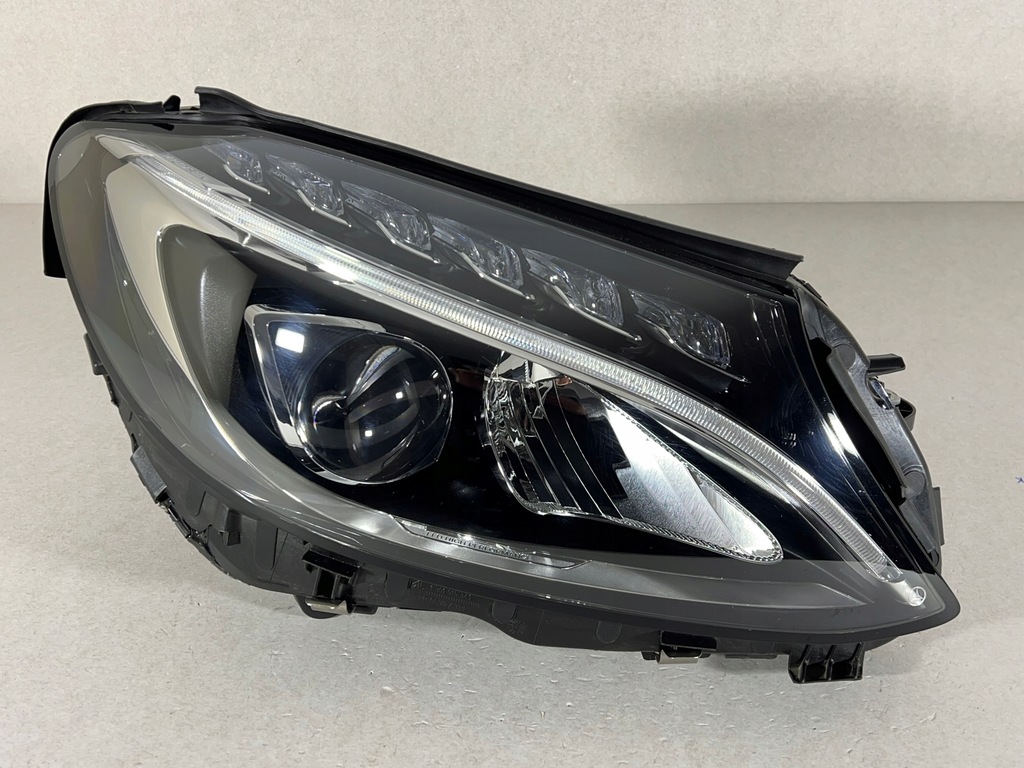 MERCEDES C-klasa W205 FULL LED LAMPA PRAWA PRZÓD REFLEKTOR - SUPER EU ...