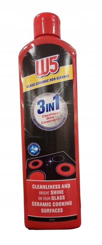 W5 Glass Ceramic Cleaner 3in1 500ml Płyn do Czyszczenia Płyt ...