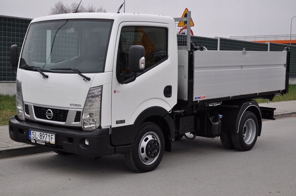 NISSAN NT400 35.13 CABSTAR WYWROTKA 3 STRONNA MAŁY PRZEBIEG KRAJOWY ROMCAR - 15300139301 ...