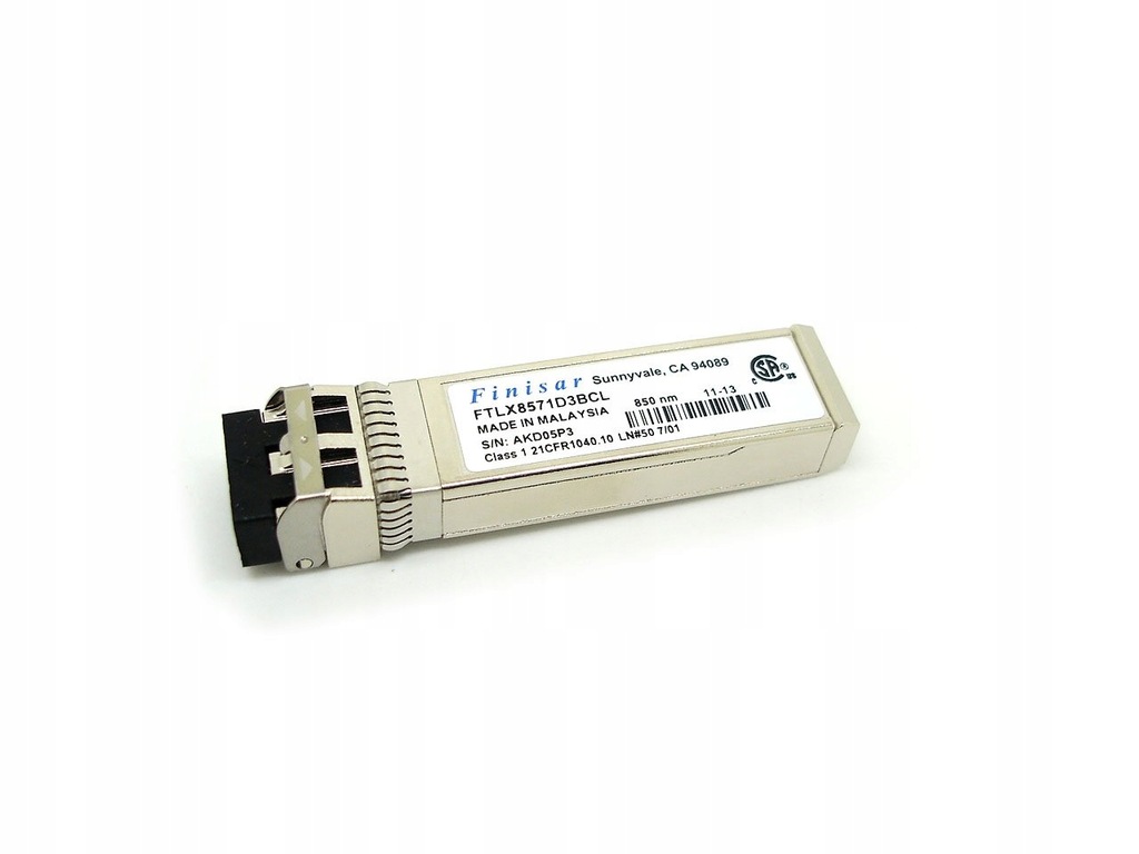 Moduł Finisar FTLX8571D3BCL SFP+ 10G SR SFP-10G-SR - 10848366229 ...