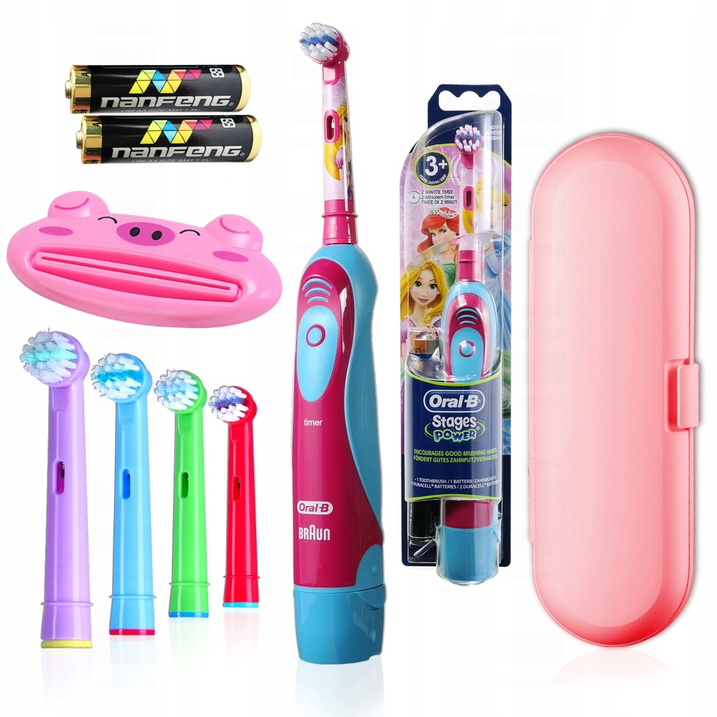 Szczoteczka Elektryczna Oral-B Dla Dziecka Zestaw - 12610585119 - oficjalne archiwum Allegro