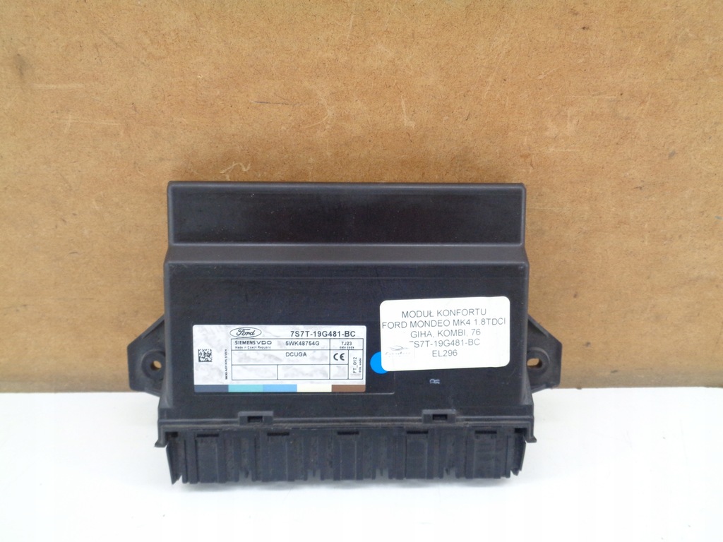 Ford Mondeo MK4 sterownik moduł komfortu - 12701640074 - oficjalne ...